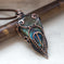 Galactic Radiance: Large Copper Pendant with Stunning Labradorite - Ha ...