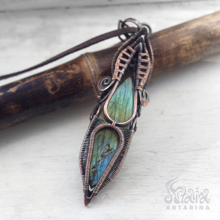 Wire wrapped pendants – Artarina