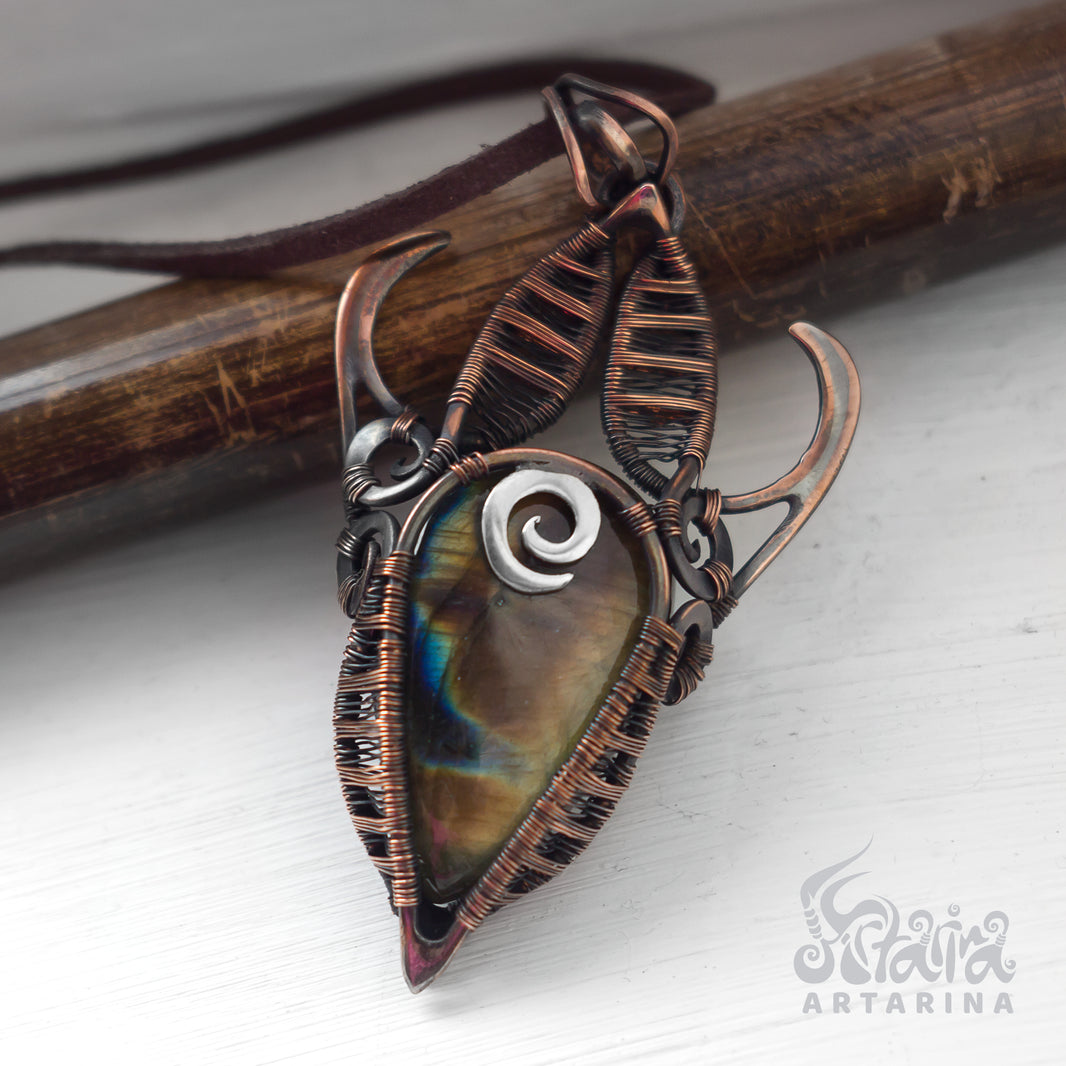 Wire wrapped pendants – Artarina