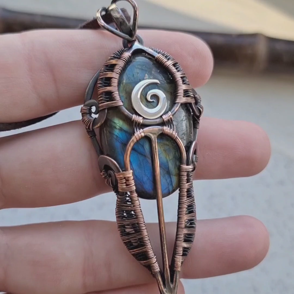 Aesthetic astral alchemy necklace, cystal oracle spirit, oracle cloth ...