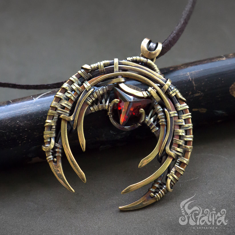 Witch craft necklace, esoteric shop with protection charms, amu let je ...